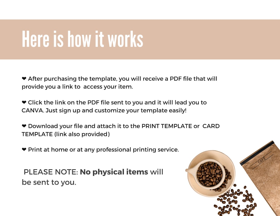 Coffee Menu Template Editable Coffee Price List Coffee Price - Etsy