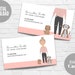 Dog Walking Business Card Template, Dog Walker, Editable Minimalist Pet ...