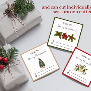 Christmas Gift Tags, Printable Holiday Gift Tags, Gift Tag Bundle ...