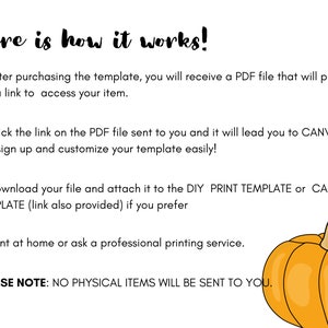 Fall Thank You Card Template, Fall Thank You Business Card Printable ...