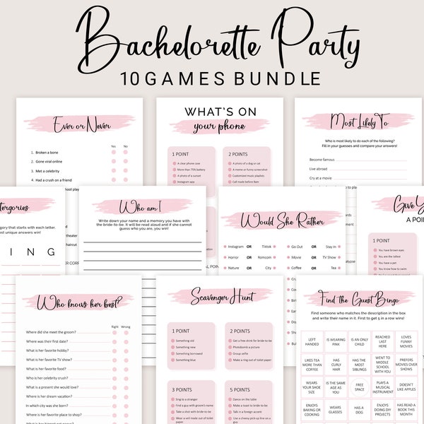 Hen Do Activity Packs - Etsy UK