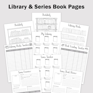 Reading Journal Book Journal Template Reading Tracker Book Tracker ...