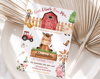 Ranch Birthday Invitation - Etsy