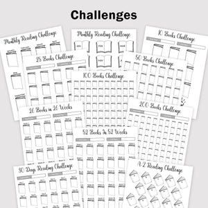 Reading Journal Book Journal Template Reading Tracker Book Tracker ...