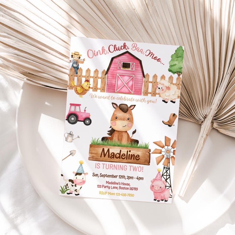 Farm Themed Birthday - Etsy