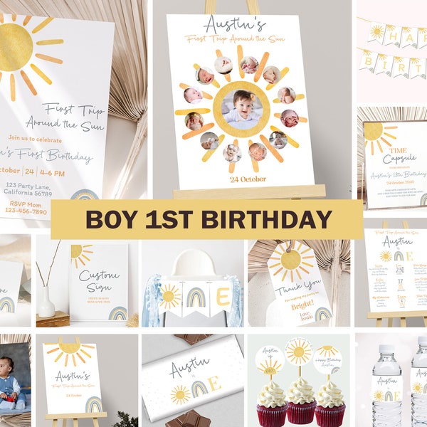 First Birthday Themes - Etsy