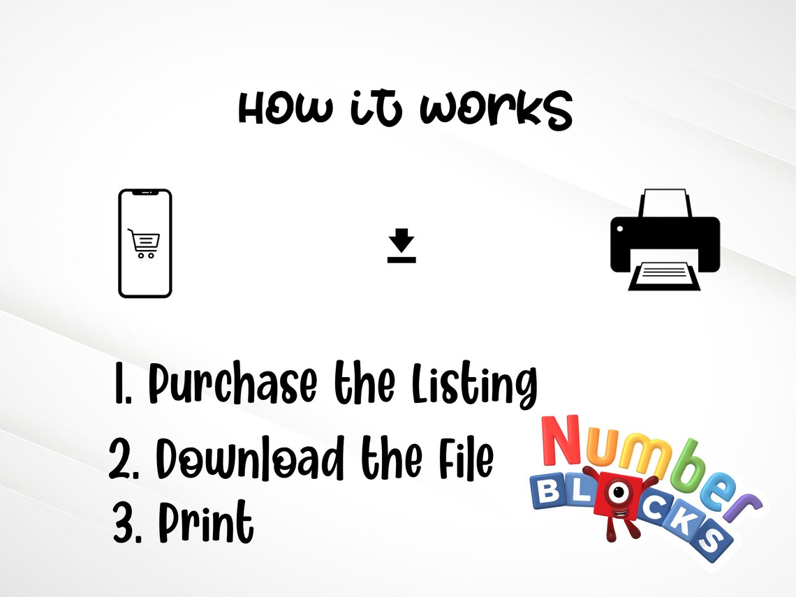 Numberblocks Potty Training Chart Numberblocks Toddler - Etsy Australia