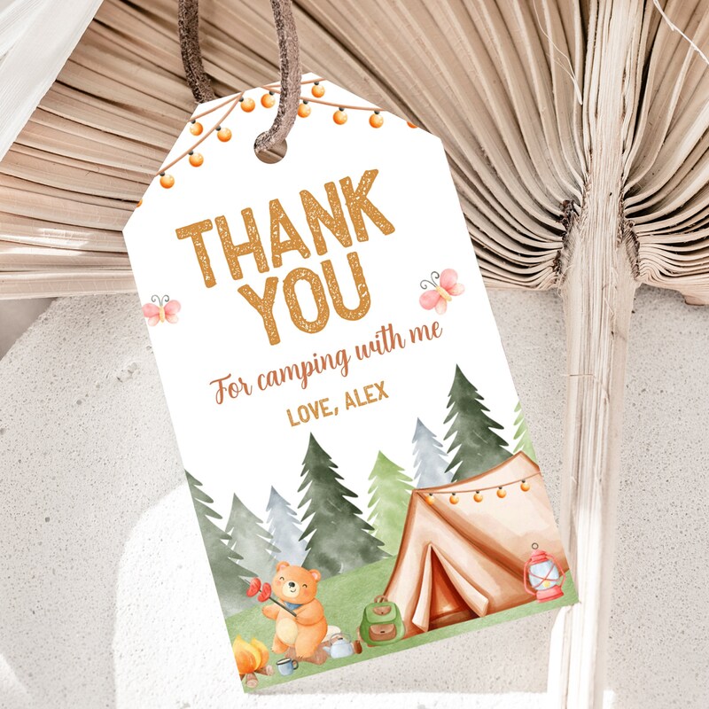 Camping Thank You - Etsy