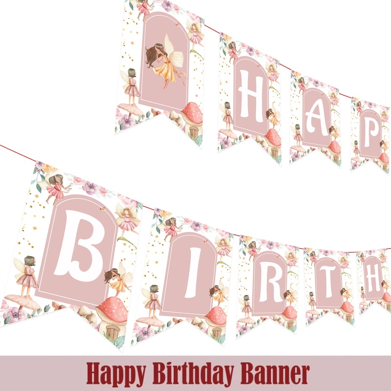 Bunting Printable Fairy - Etsy