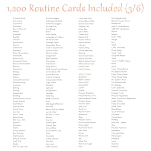Daily Routine Cards Visual Schedule Toddler Routine Chart for Kids ...