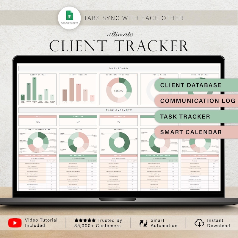 Crm Tracker 2026 - Etsy