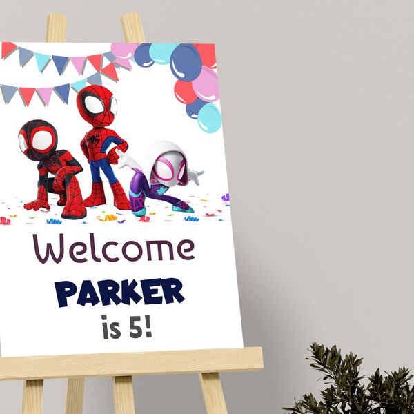 Spidey and Friends Poster - Etsy