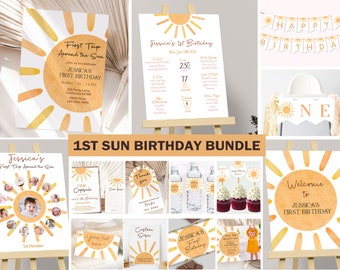 Sun First Birthday - Etsy