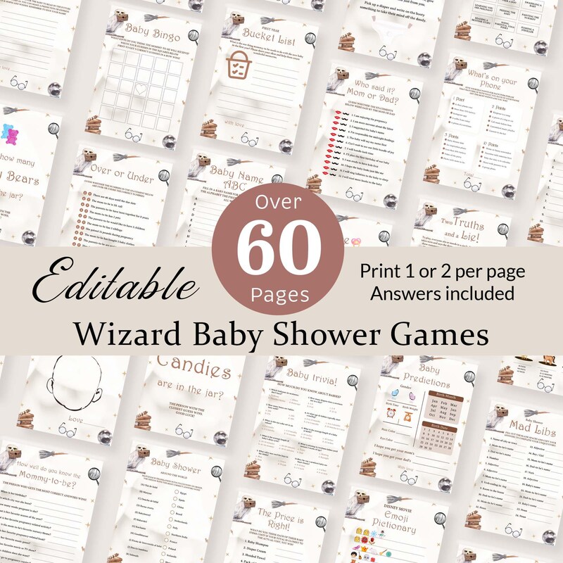 Wizard Baby Shower - Etsy