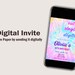10th Birthday Invitation Girl 10th Birthday Party Invitation 10 Year ...