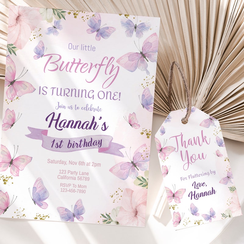 Butterfly Invitation - Etsy