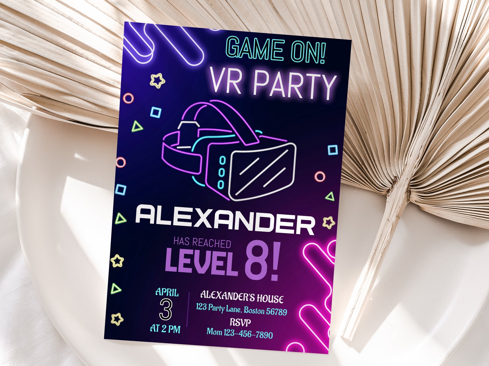 VR Invitation VR Party Invite VR Birthday Invite Virtual - Etsy