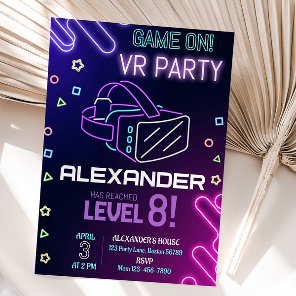 Virtual Reality Birthday - Etsy