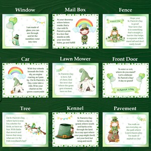 St Patricks Day Scavenger Hunt for Kids Outdoor Leprechaun Treasure ...