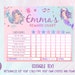 Editable Mermaid Reward Chart, Printable Mermaid Chore Chart, Mermaid ...