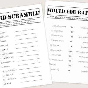 Office Party Games Games for Work Team Building Icebreaker Games Happy ...