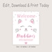 Cat Birthday Welcome Sign Kitten Party Welcome Sign Kitty Cat Welcome ...
