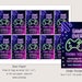 Video Game Favor Tag Game Over Tag Gamer Birthday Tag Neon Arcade Party ...