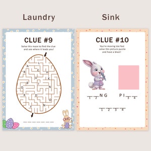 Easter Scavenger Hunt for Older Kids Easter Egg Hunt Clues Teens Easter ...