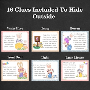 Easter Egg Treasure Hunt for Kids Easter Scavenger Hunt Teens Easter ...