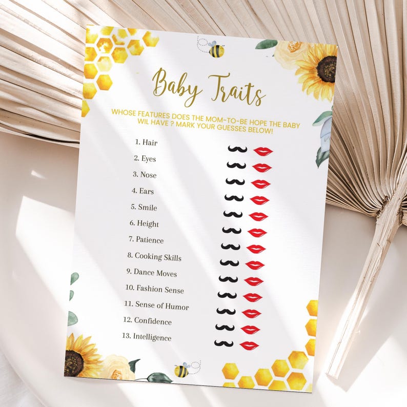 Bee Baby Shower Games Bundle Honey Bee Party Game Parents to Bee ...