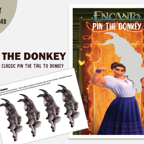 Tail on the Donkey - Etsy