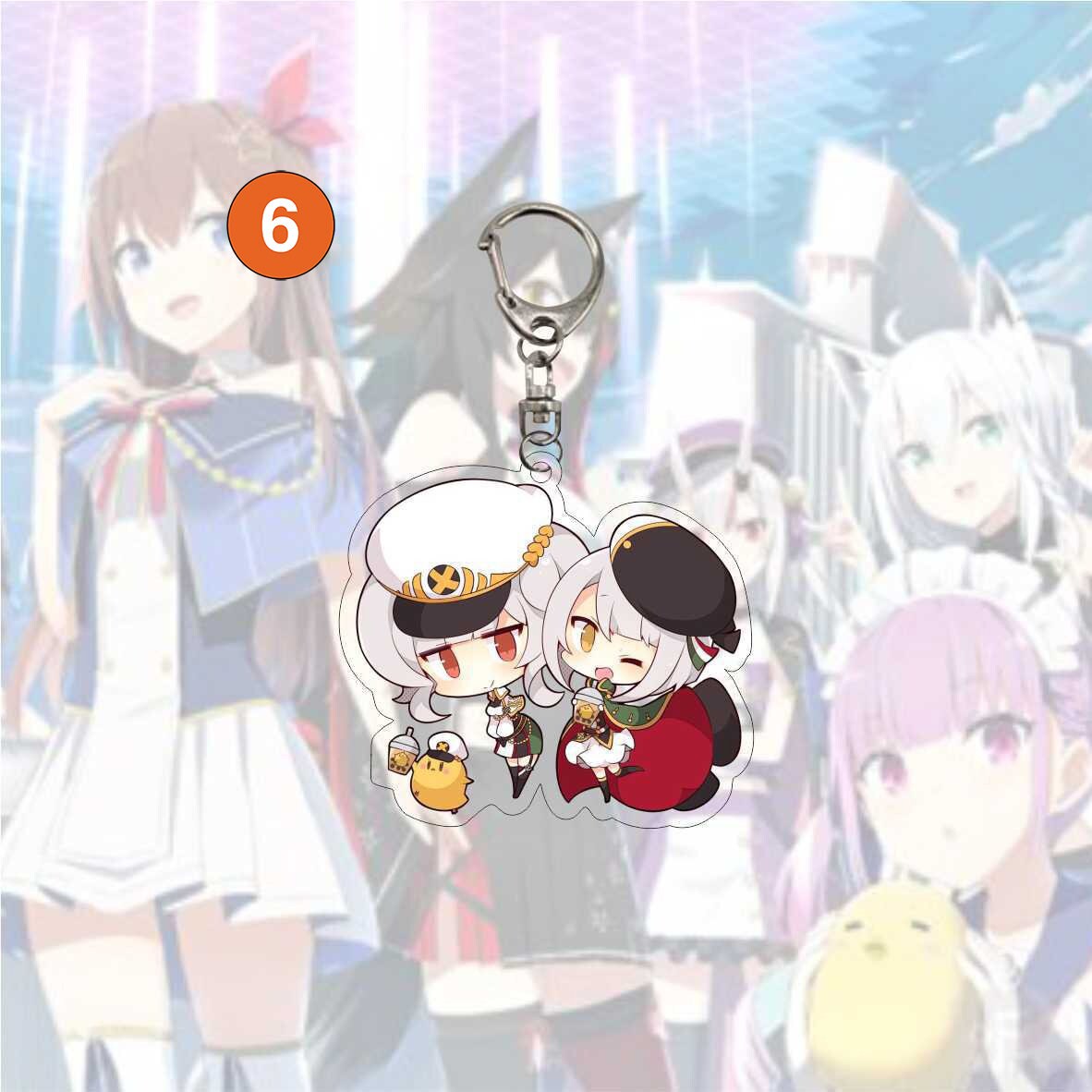 Set of 2pcs Azur Lane Game Accessories Acrylic Keychain - Etsy