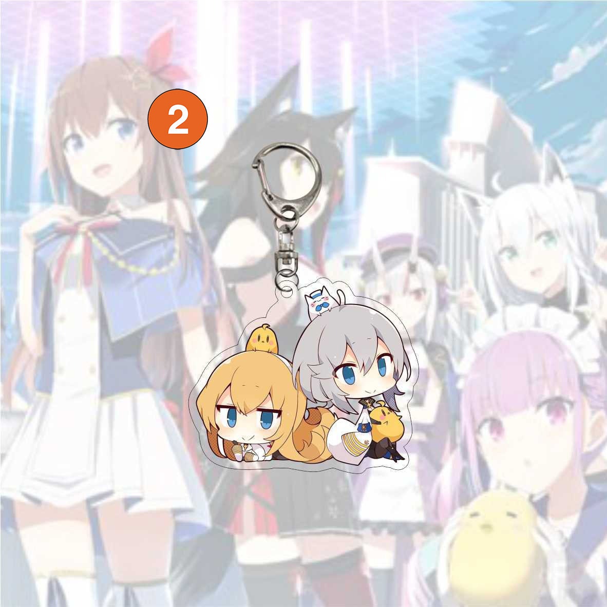 Set of 2pcs Azur Lane Game Accessories Acrylic Keychain - Etsy