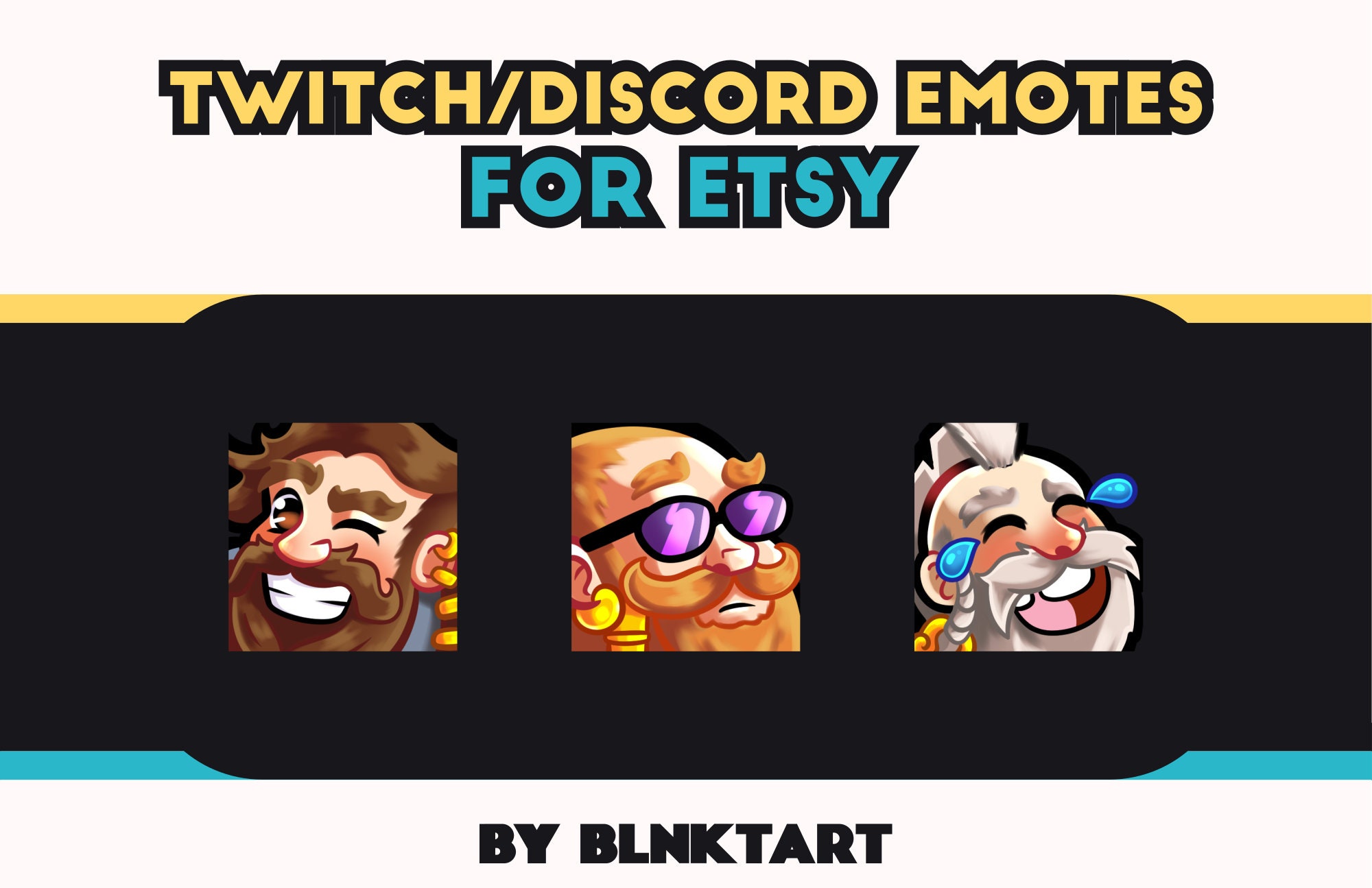 Custom Twitch Emotes / Discord Emotes 5 PACK - Etsy