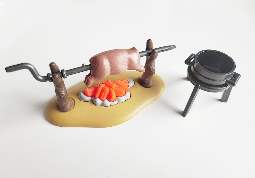 Playmobil Suckling Pig Pit / Campfire Grillning / Food Accessories - Etsy