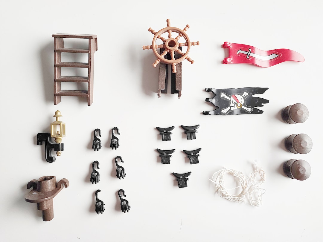 Playmobil Spare Parts 3750 Pirate Ship 1990 3550 3053 - Etsy