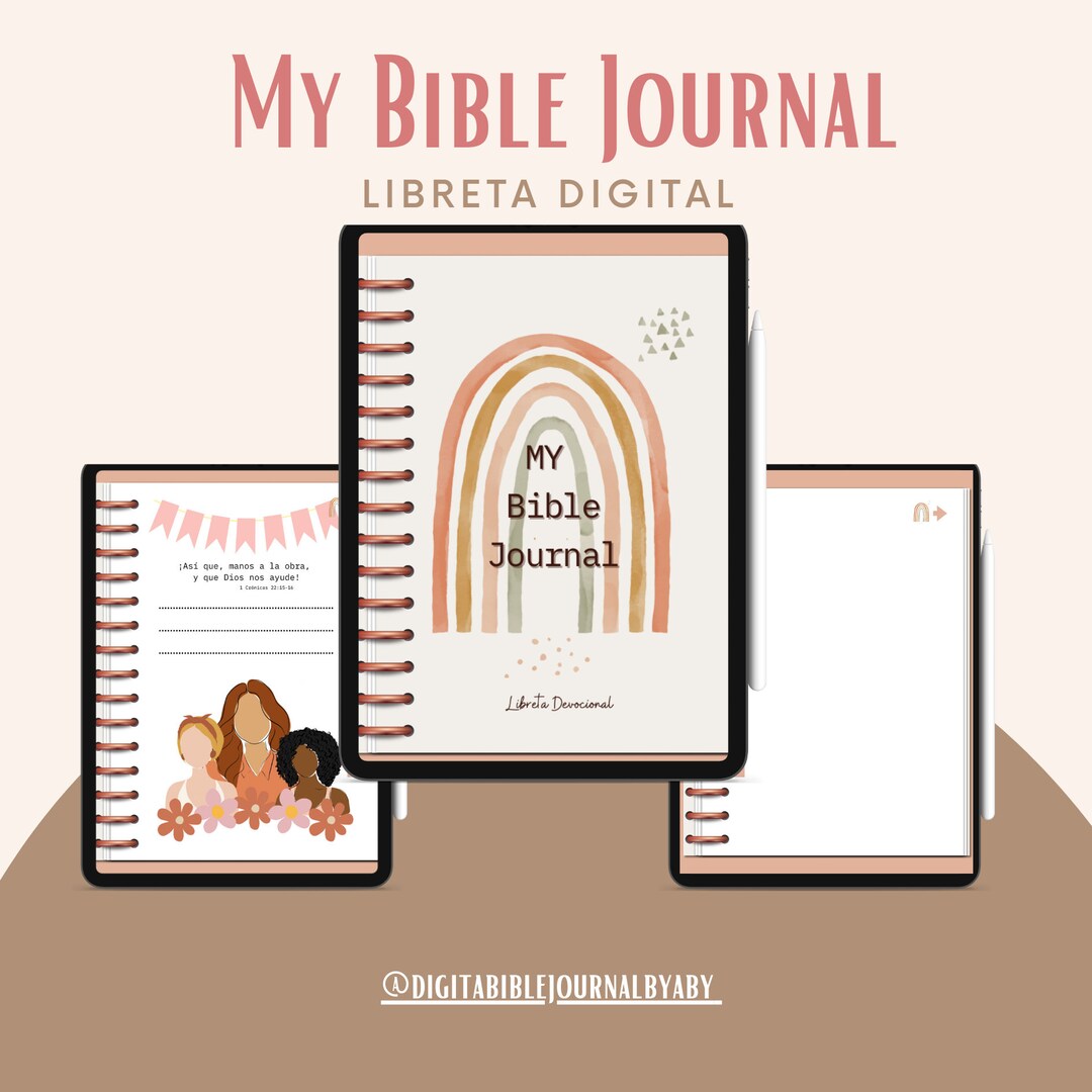 Digital Notebook “my Bible Journal” or Digital Notebook - Etsy