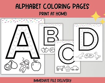 Beach Theme Dot Marker Printables/ Do a Dot Printable/ Toddler - Etsy