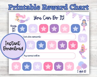 Girls Reward Chart BUNDLE Unicorn Reward Chart Fairy Reward - Etsy