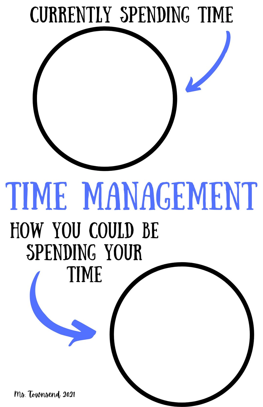 Time Management Worksheet - Etsy