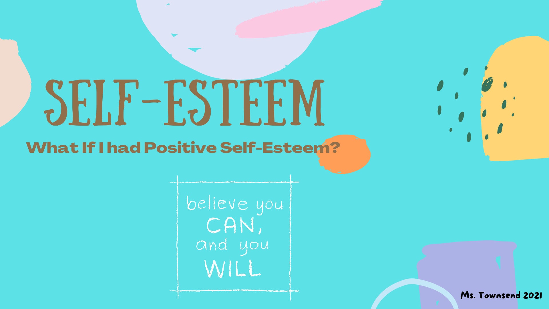 Self-esteem Lesson - Etsy