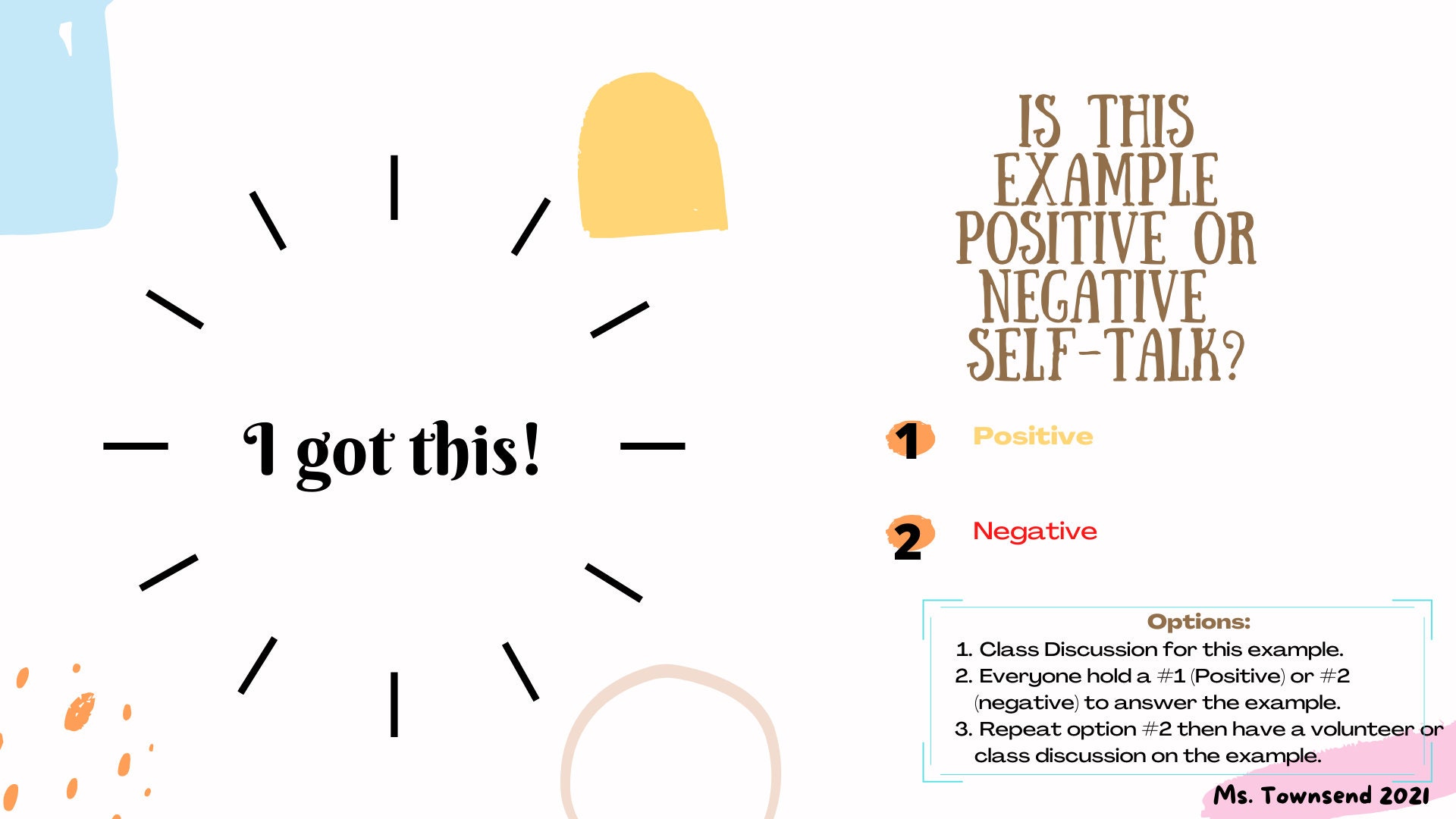 Self-esteem Lesson - Etsy