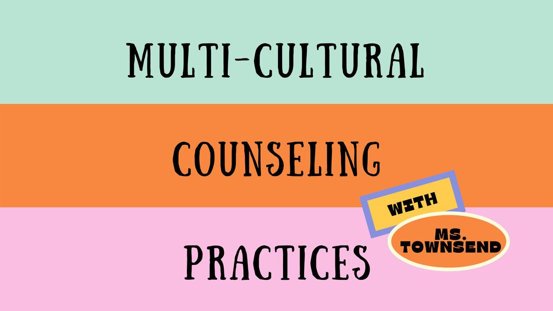 Multicultural School Counseling Practices - Etsy