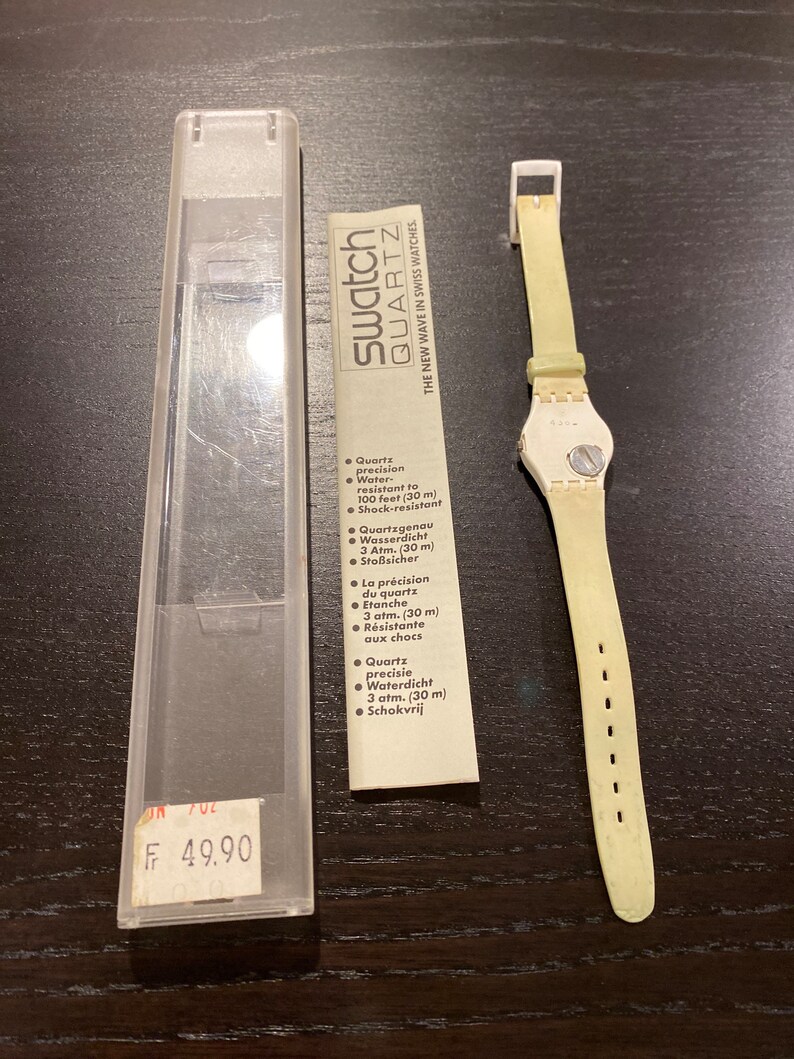 Vintage Swatch Watch 1983 - Etsy