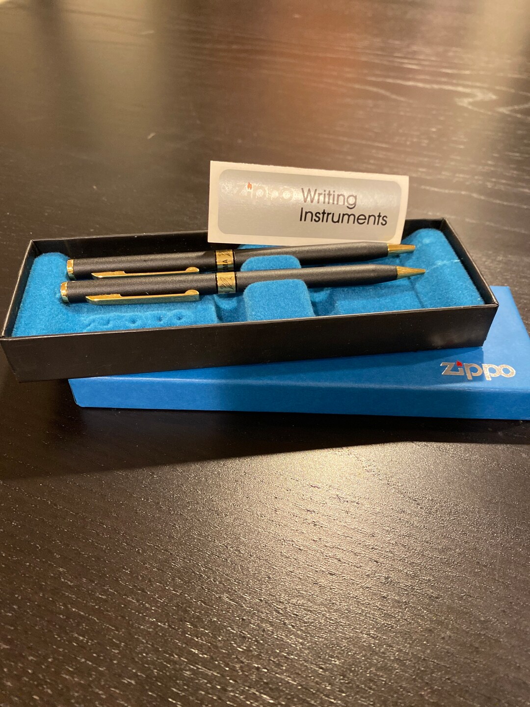 Vintage Zippo Pen and Pencil Set in Box - Etsy
