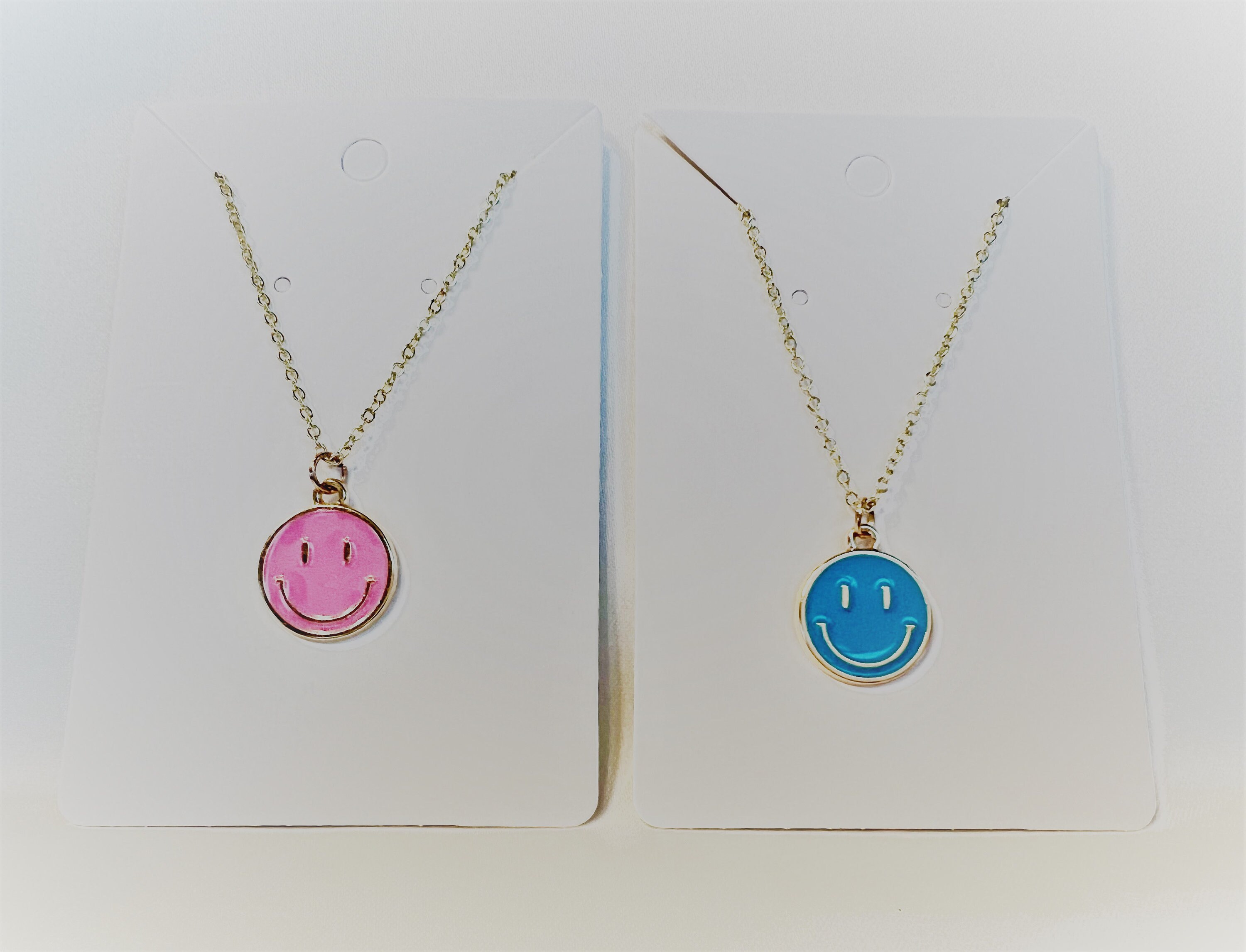 Preppy Necklace Preppy Enamel Smiley Necklace Happy Face - Etsy