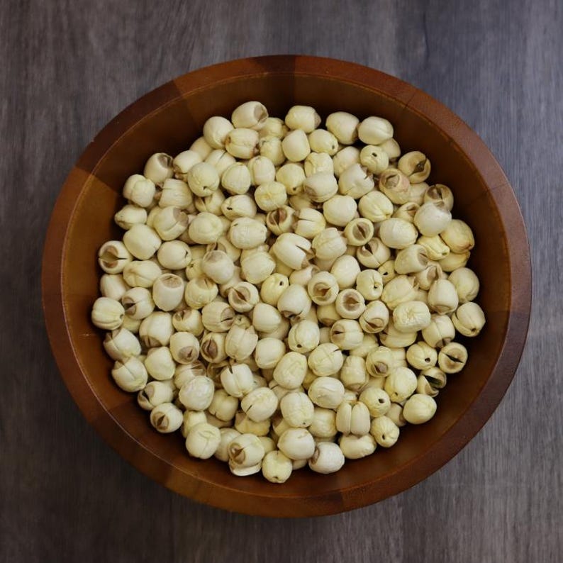 Premium Raw White Lotus Seed Core Removed, Natural Herbal Tea& Soup 莲子 ...