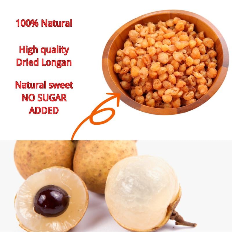Royal Seafood USA Premium Natural Dried Longan From Thailand, 100% ...
