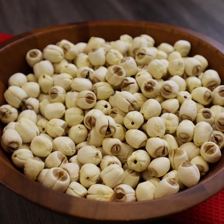 Premium Raw White Lotus Seed Core Removed, Natural Herbal Tea& Soup 莲子 ...