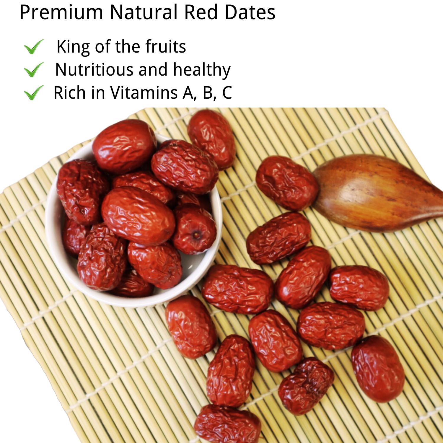 Royal Seafood USA Premium Grade Jujube Red Date, Natural Sweet, 100% ...